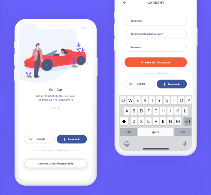 Buy-Sell Used Car Mobile App Development- Cost & Features