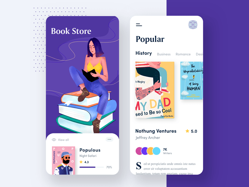 How to develop Online Book store mobile application