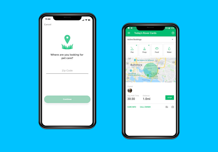Dog Walking Mobile App like Rover Development Cost, Features