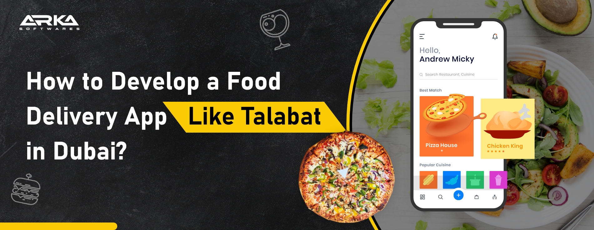 How To Develop A Food Delivery App Like Talabat in Dubai